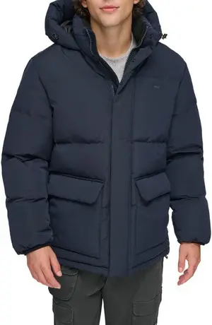 LEVI'S Arctic Cloth Heavyweight Parka - Navy