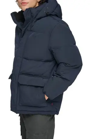LEVI'S Arctic Cloth Heavyweight Parka - Navy