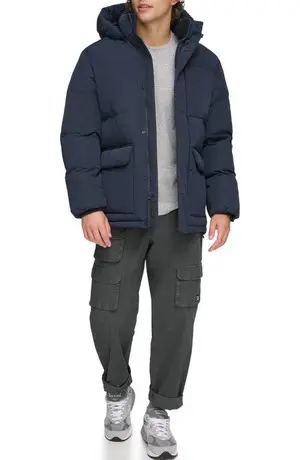 LEVI'S Arctic Cloth Heavyweight Parka - Navy