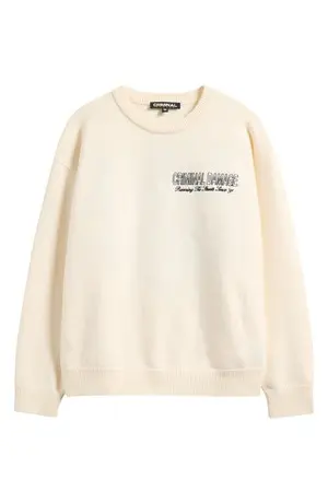 CRIMINAL DAMAGE Embroidered Sweater