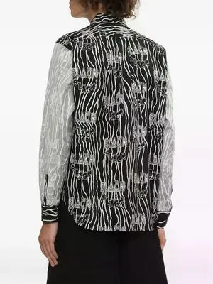 Comme Des Garçons Print Long-sleeve Shirt