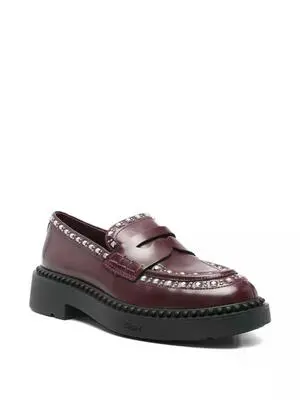 Ash Studded Leather Loafers
