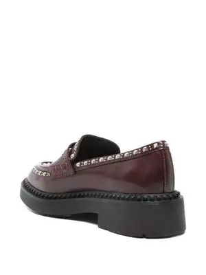Ash Studded Leather Loafers