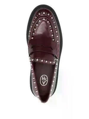 Ash Studded Leather Loafers