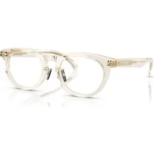 Moncler 52mm Phantos Optical Glasses - White