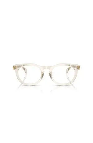Moncler 52mm Phantos Optical Glasses - White