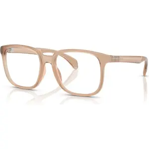 Moncler 55mm Square Optical Glasses Beige