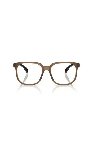 Moncler 55mm Square Optical Glasses - Brown