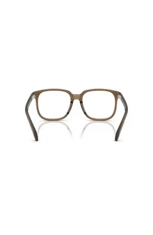 Moncler 55mm Square Optical Glasses - Brown