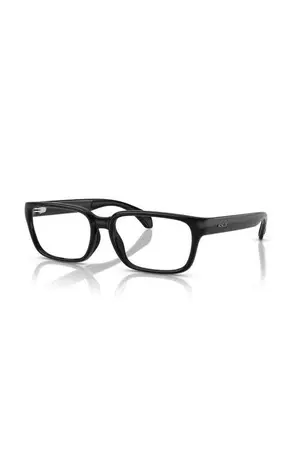 Moncler 55mm Rectangle Optical Glasses - Black