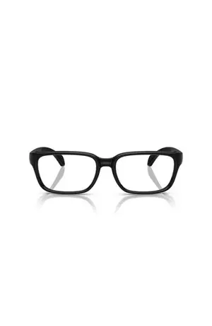 Moncler Rectangle Full Rim Eyeglasses - Black