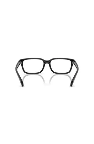 Moncler Rectangle Full Rim Eyeglasses - Black