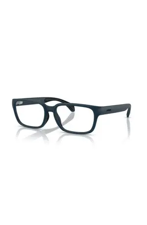 Moncler 55mm Rectangle Optical Glasses - Blue
