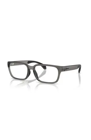 Moncler 55mm Rectangle Optical Glasses - Grey