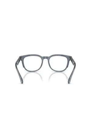 Moncler Square Acetate Eyeglasses - Blue