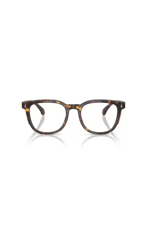 Moncler Square Acetate Eyeglasses - Tortoise