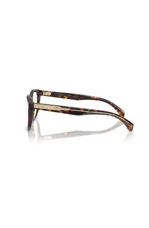 Moncler Square Acetate Eyeglasses - Tortoise