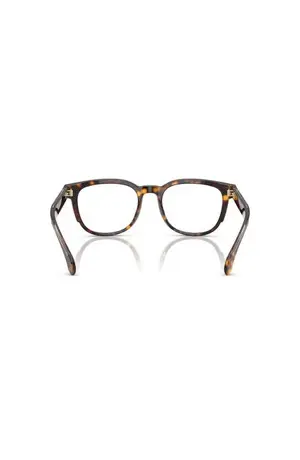 Moncler Square Acetate Eyeglasses - Tortoise