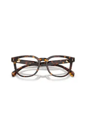 Moncler Square Acetate Eyeglasses - Tortoise