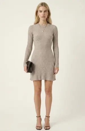 Taupe Knit Day Dresses