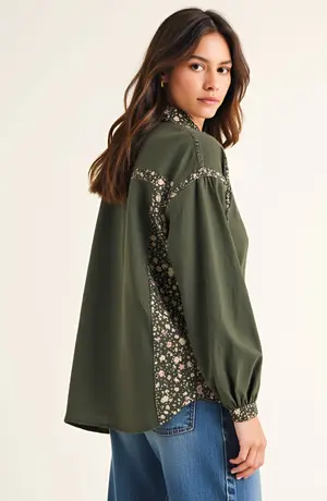 MODENAIRE Long Sleeve Button-up Shirt