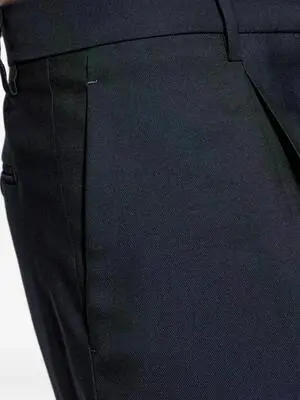 Etro Darted Wool Trousers - Blue
