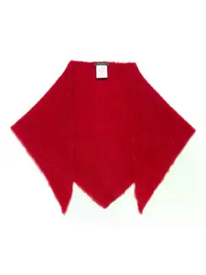 Faliero Sarti Triangular-shape Scarf - Red