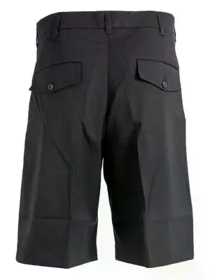 Jacquemus Ovalu Pleated Shorts - Black
