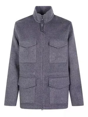 Aspesi Zip-up Jacket With Pockets - Grey