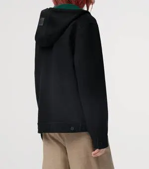 Loewe Wool-cashmere Hooded Jacket
