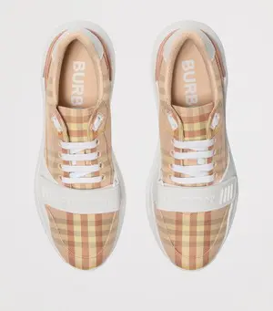 Burberry Checkered Sneakers