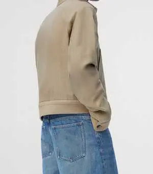 Loewe Wool-blend Bomber Jacket - Nude