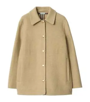 Burberry Wool Overshirt - Beige
