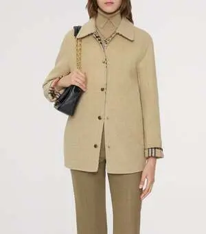 Burberry Wool Overshirt - Beige