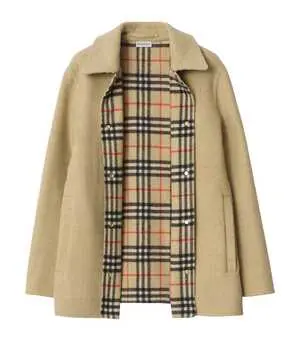 Burberry Wool Overshirt - Beige