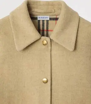 Burberry Wool Overshirt - Beige