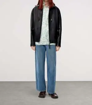 Loewe Leather Track Jacket