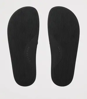 Burberry Checked Slides - Brown
