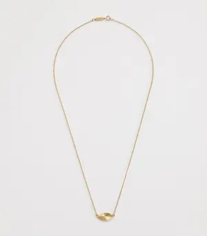 JENNIFER MEYER Yellow Diamond Evil Eye Necklace