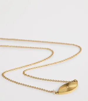 JENNIFER MEYER Yellow Diamond Evil Eye Necklace