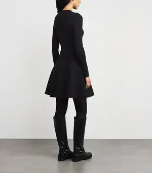 Claudie Pierlot Knit Bow-detail Mini Dress
