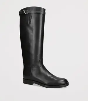 Church's Leather Knee-high Boots - Black