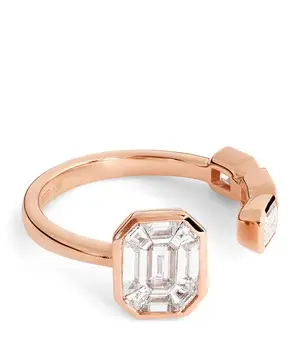 Shay East/west Diamond Ring - Rose Gold