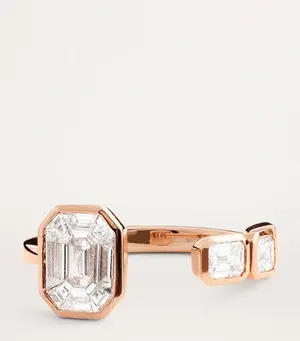 Shay East/west Floating Diamond Ring