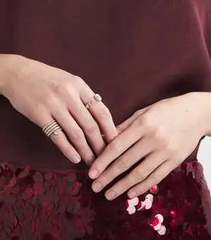Shay East/west Floating Diamond Ring