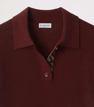 Burberry Wool Knitted Polo Shirt