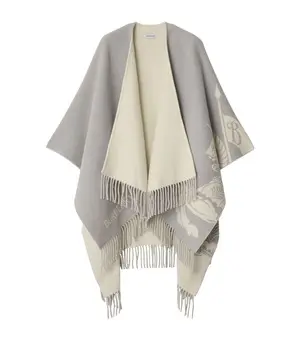 Burberry Wool-Cashmere EKD Cape Grey