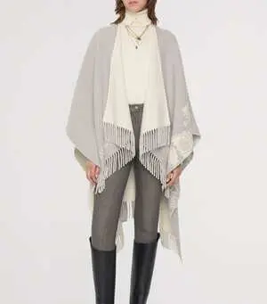 Burberry Wool-cashmere Ekd Cape
