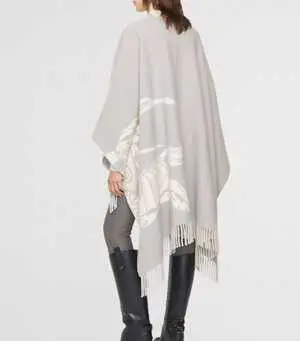 Burberry Wool-cashmere Ekd Cape