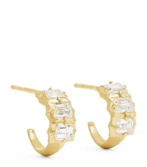 JADE TRAU Alchemy Vanguard Hoop Earrings - Gold